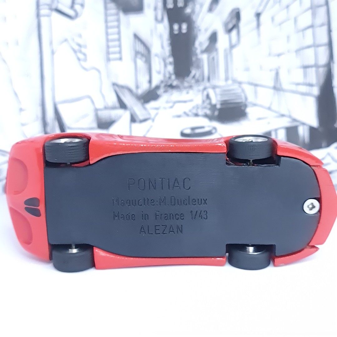 1988 Pontiac Banshee Red Dream Machine 1:43 Alezan Models Miniature Toy ...