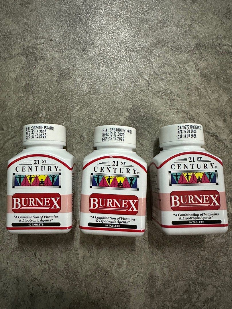 21st Century BURNEX supplement, Health & Nutrition, Health Supplements ...