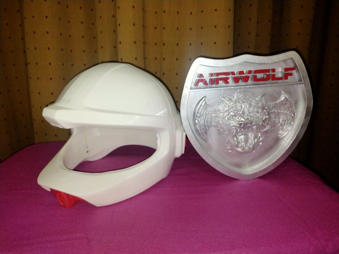 3d printed AIRWOLF helmet (unpainted), Hobbies & Toys, Collectibles ...