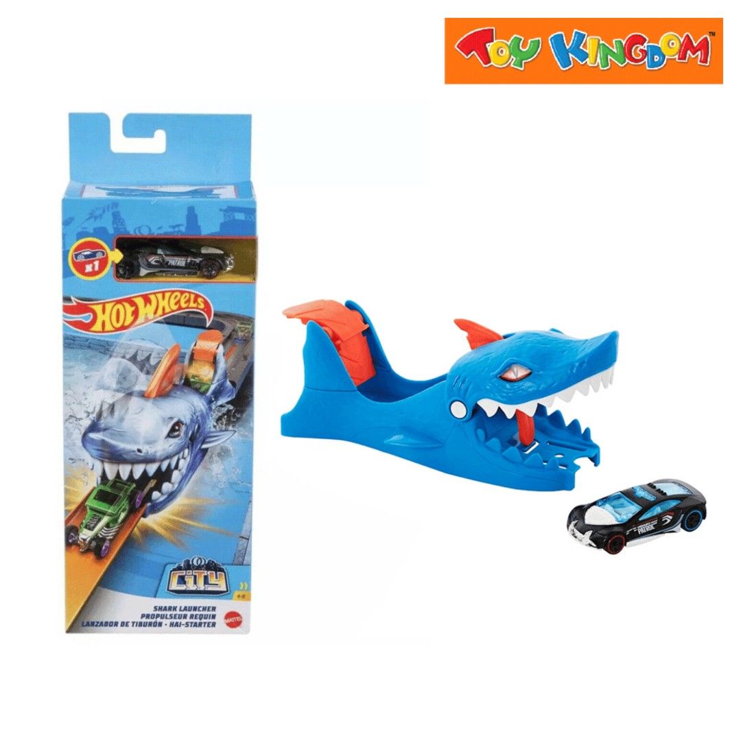 50% off. Toy Kingdom Hot Wheels City Shark Car Launcher., Hobbies ...