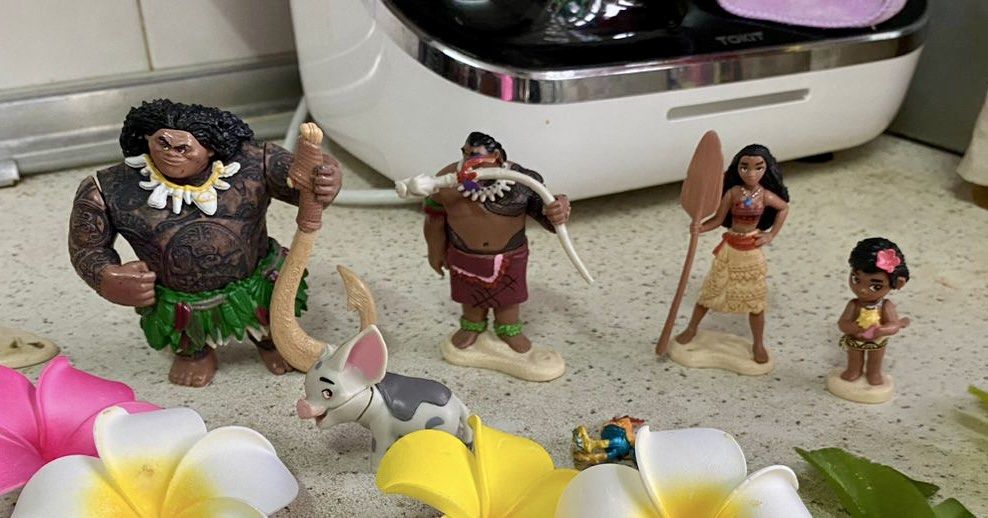 Moana Princess Maui Chief Tui Tala Heihei Pua 5pcs/set 6-12cm Action ...