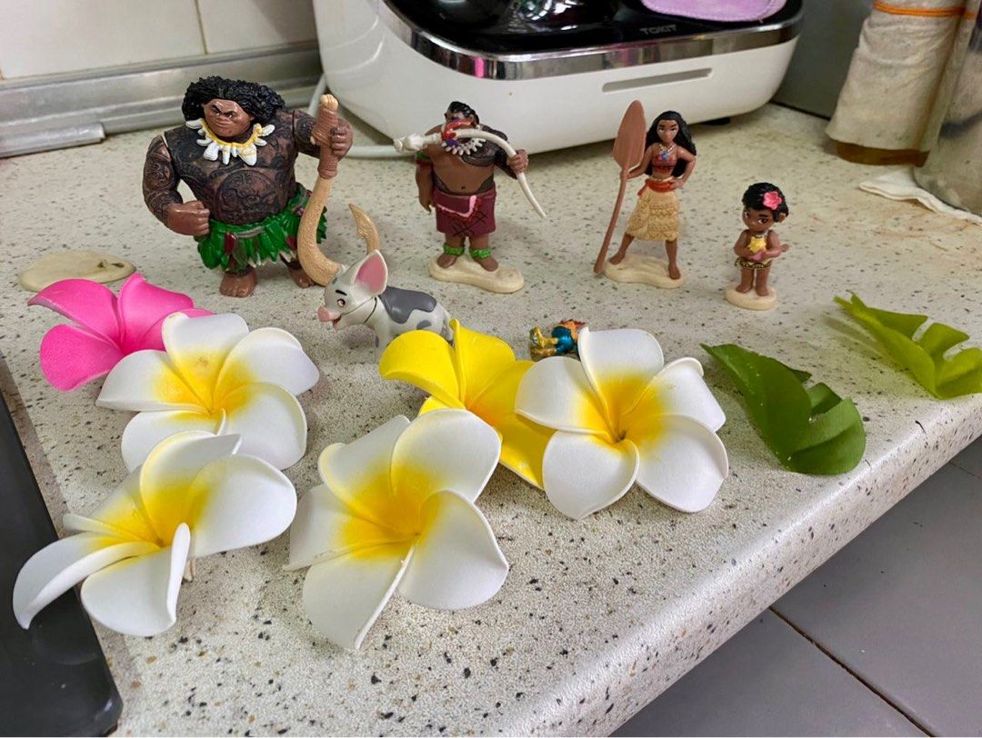 Moana Princess Maui Chief Tui Tala Heihei Pua 5pcs/set 6-12cm Action ...
