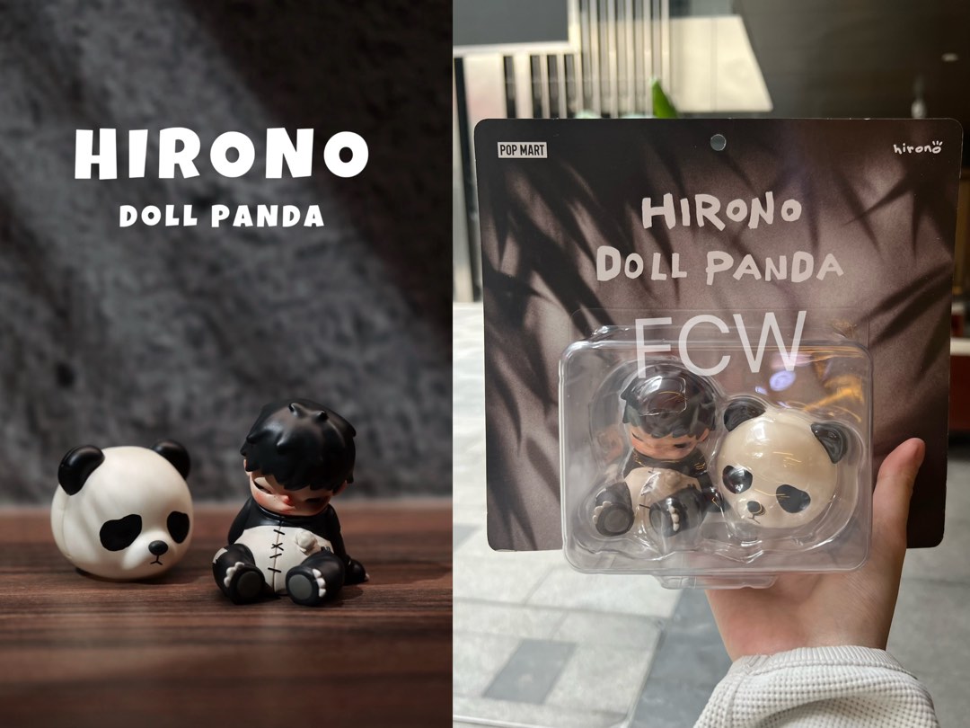 吊卡 小野 hirono doll panda inner flow Designed by Lang Limited Edition pop ...