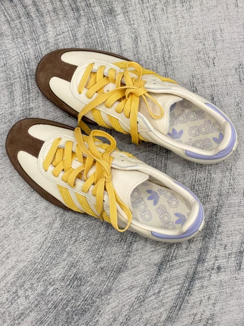 adidas Samba OG Off White Violet Tone, Women's Fashion, Footwear ...