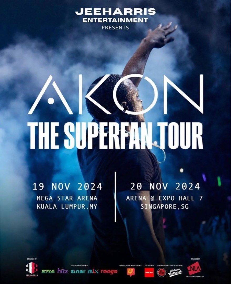 AKON MALAYSIA SILVER SEATING, Tickets & Vouchers, Event Tickets on ...