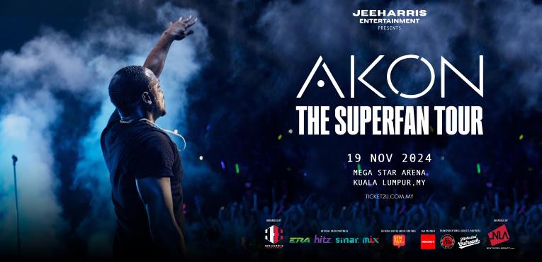 AKON THE SUPERFAN TOUR, Tickets & Vouchers, Event Tickets on Carousell