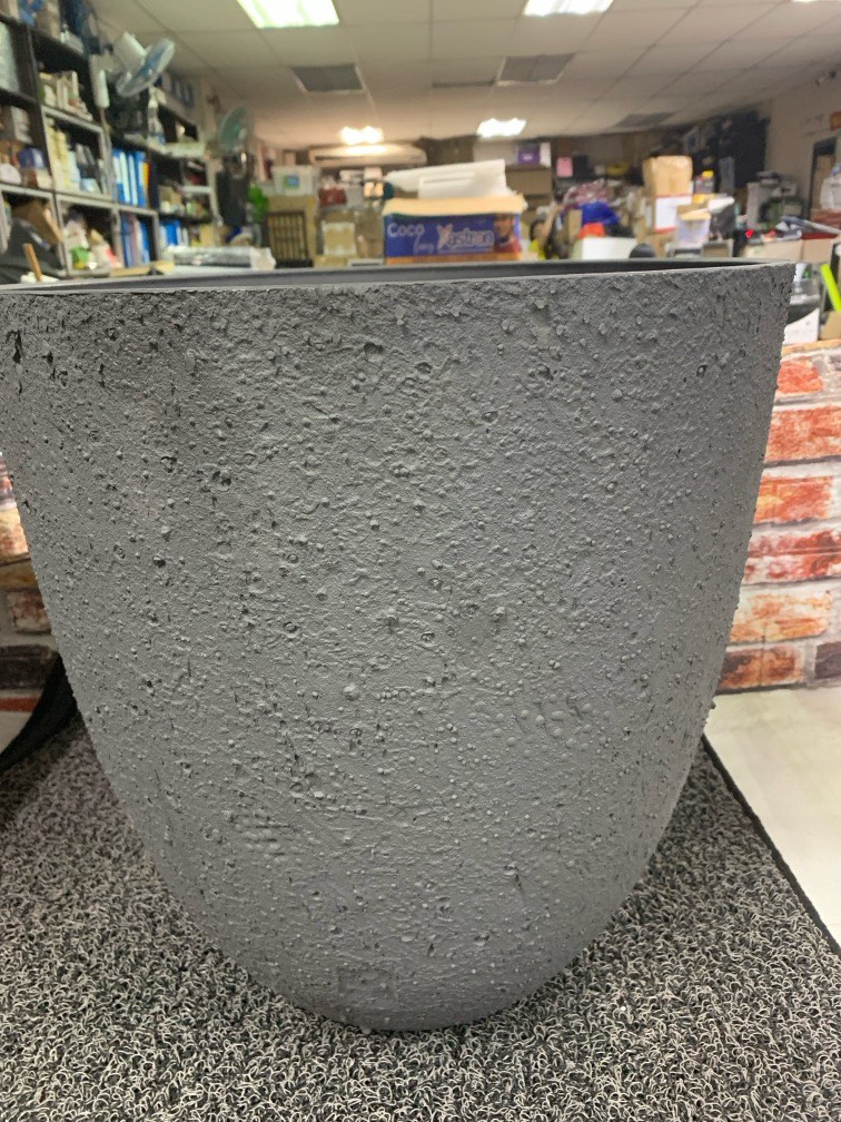 Anko Gray Garden Plant Pot (Extra Large 44cm), Furniture & Home Living ...