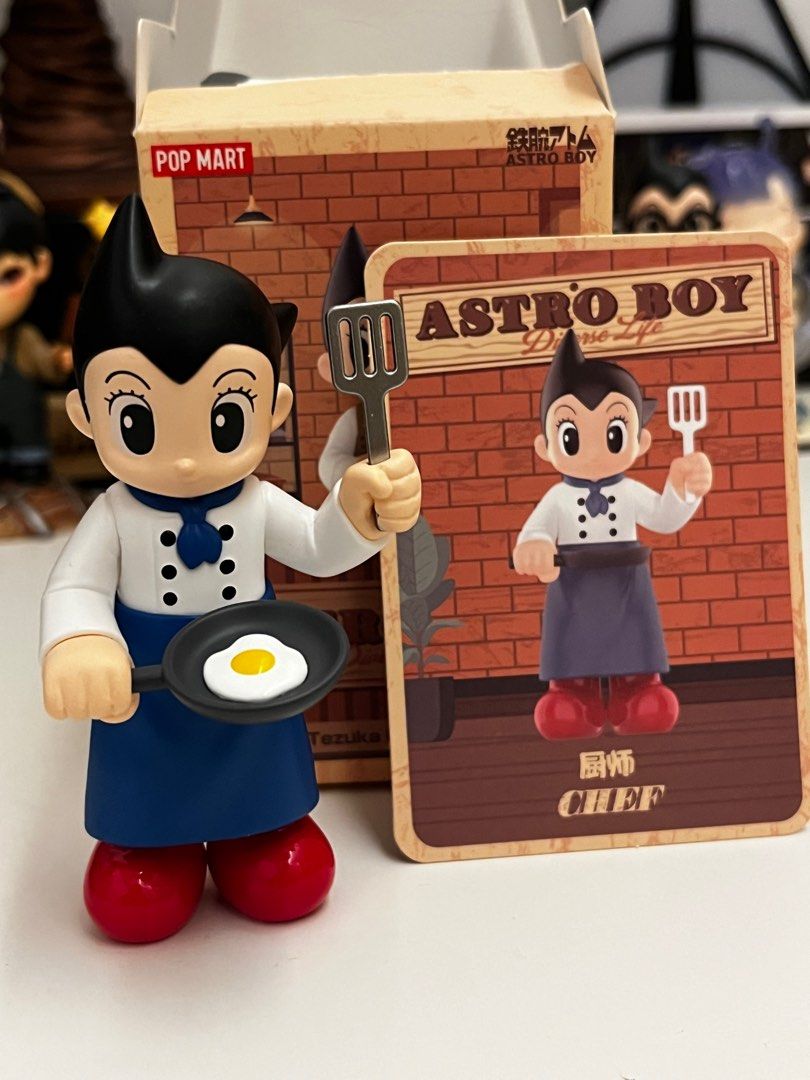Astro Boy chef popmart, Hobbies & Toys, Toys & Games on Carousell