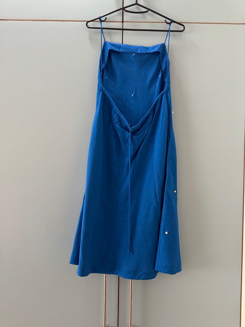 Ava the Brand x Camille Co Sienna Dress in Royal Blue, Women's Fashion ...