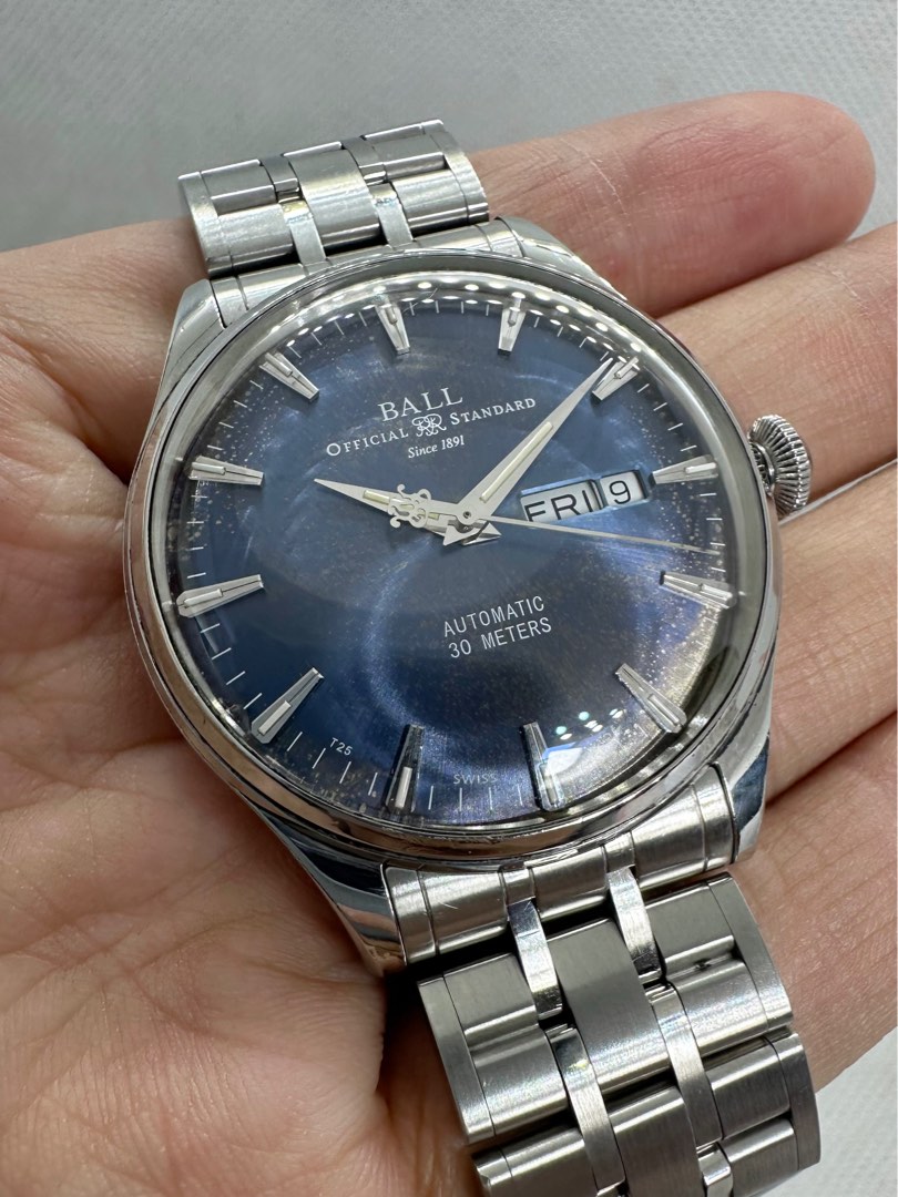 Ball Trainmaster Eternity 39.5mm Blue Automatic, Men's Fashion, Watches ...