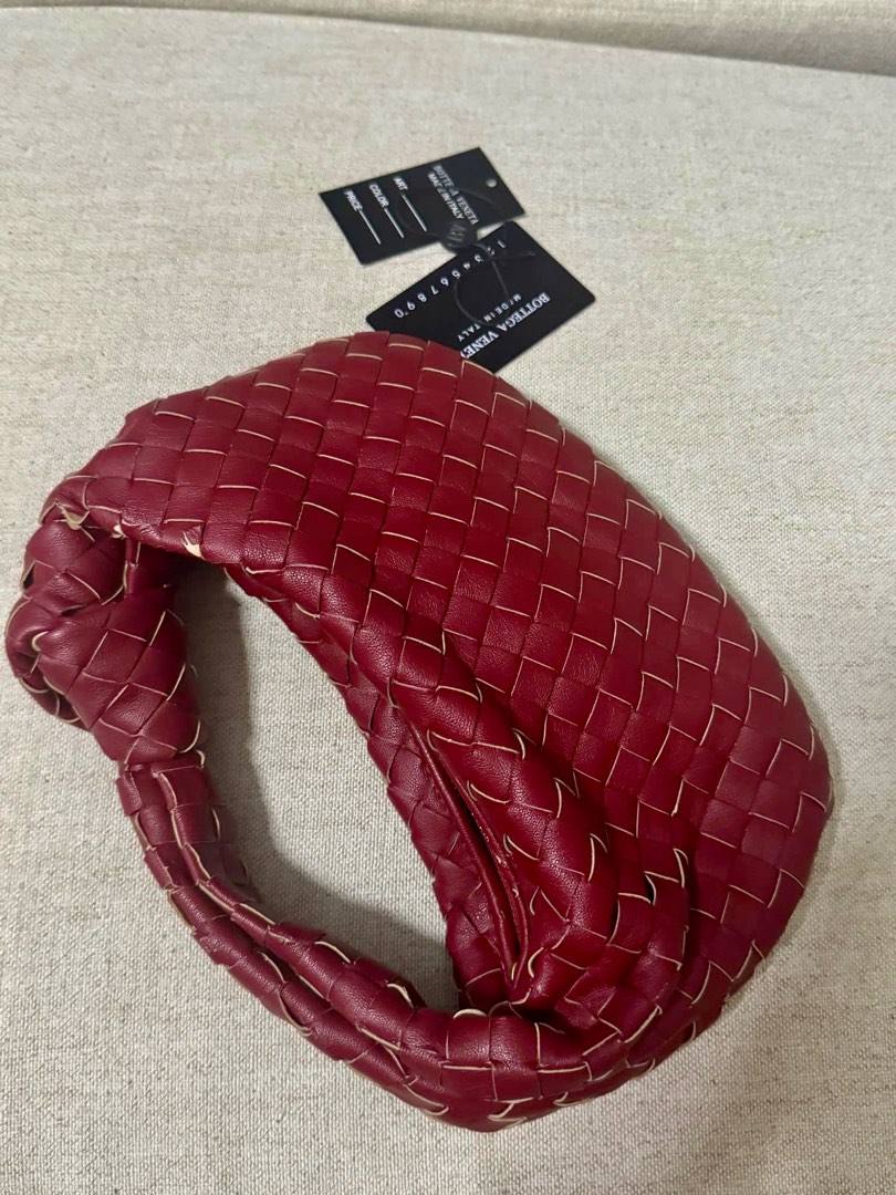 Bottega Veneta Red Leather Mini BV, Women's Fashion, Bags & Wallets ...