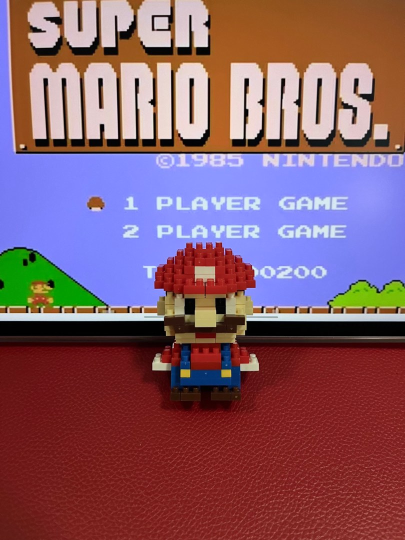 Bricks mario bros sudah pasang, Toys & Collectibles, Lainnya di Carousell