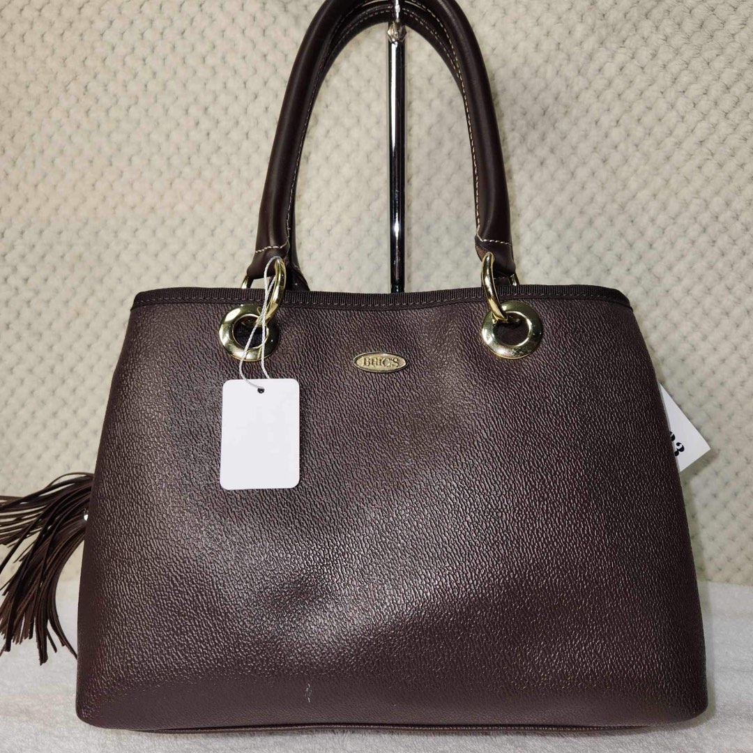 BRICS TWOWAY LEATHER TOTE BAG, Women's Fashion, Bags & Wallets, Tote ...