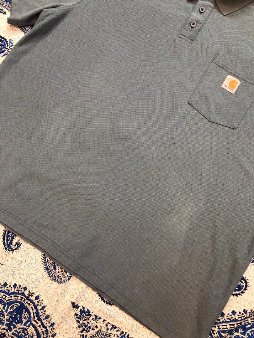 Carhatt Polo Shirt, Men's Fashion, Tops & Sets, Tshirts & Polo Shirts ...