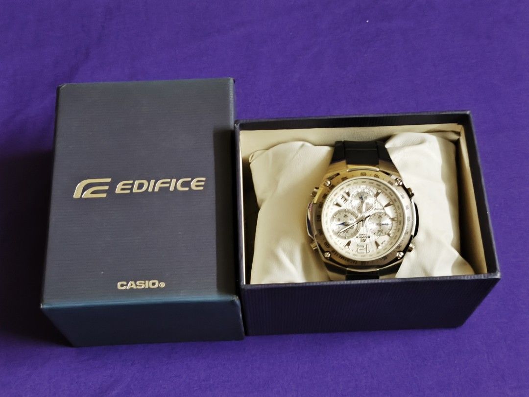CASIO Edifice EF-529-7A Chronograph Watch (NOS), Men's Fashion, Watches ...