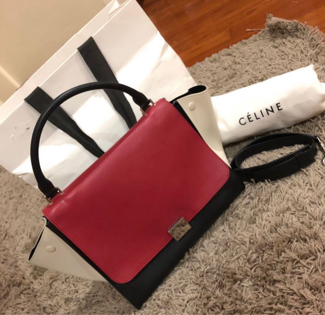 CELINE TRAPEZE SMALL, Women's Fashion, Bags & Wallets, Purses & Pouches ...