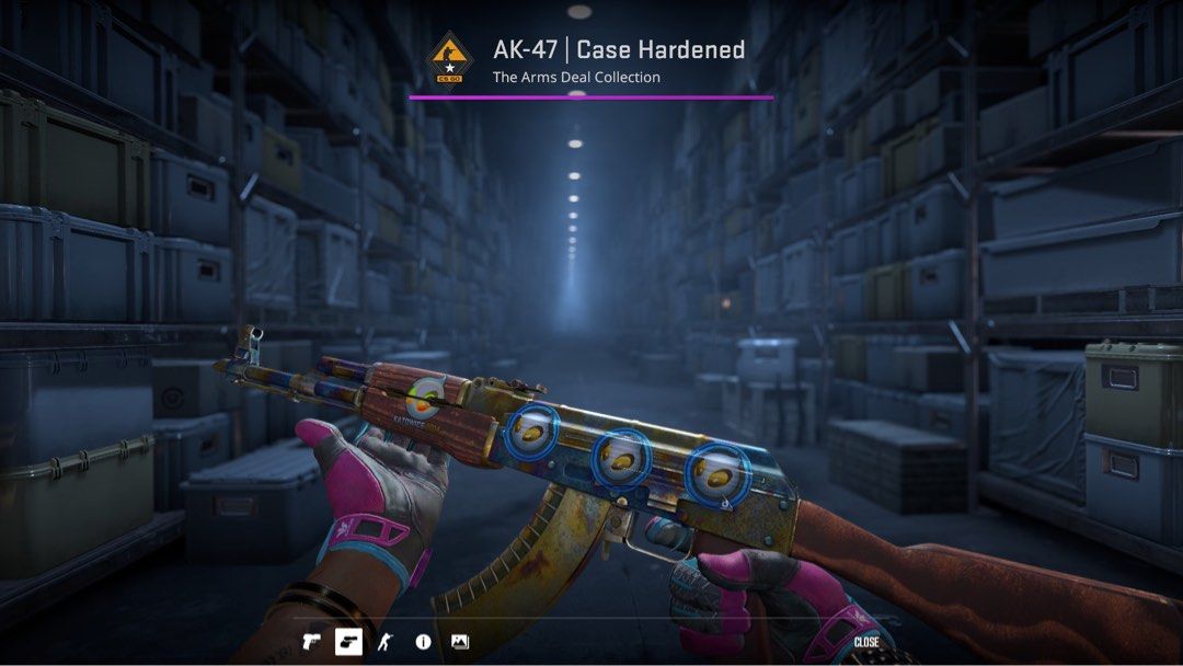 CS2 AK47 Case Hardened T3, Video Gaming, Gaming Accessories, In-Game ...