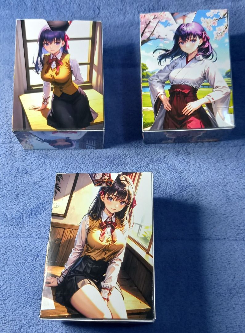 CWT Card Deck Box Fate Series Sakura Matou, Hobbies & Toys, Stationary ...