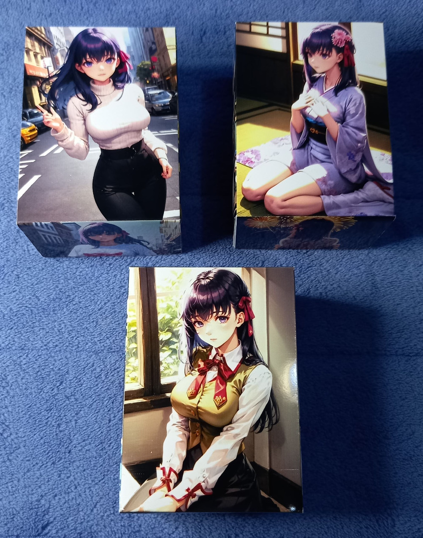 CWT Card Deck Box Fate Series Sakura Matou, Hobbies & Toys, Stationary & Craft, Handmade Craft ...