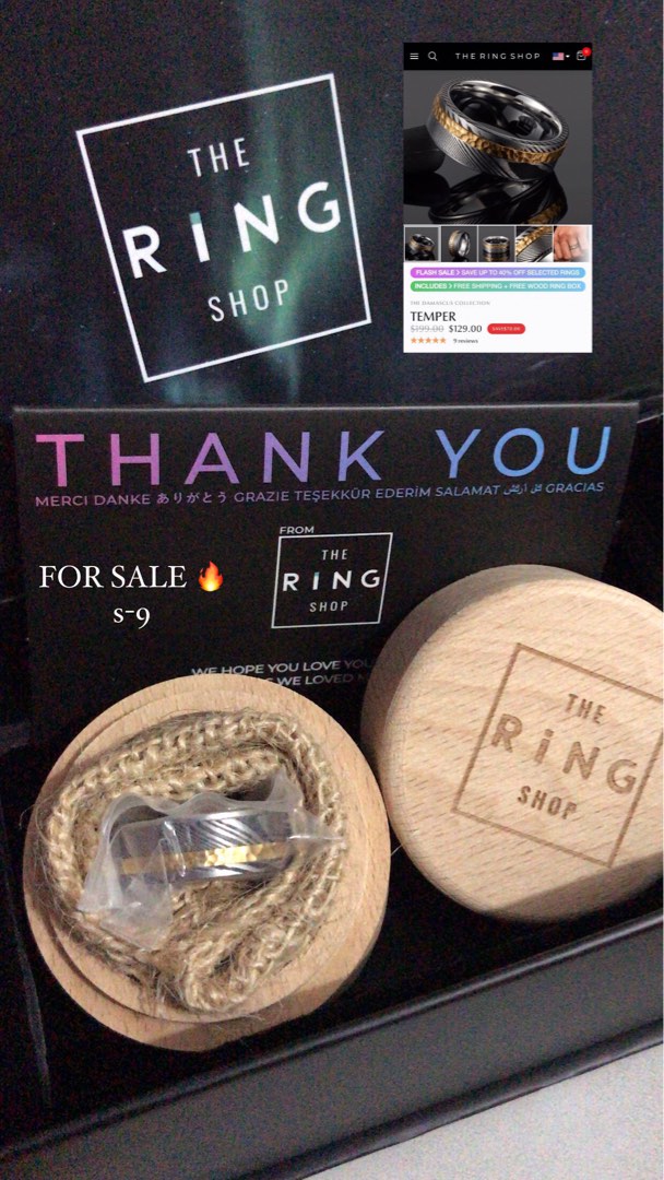 Damascus Ring Temper, Men's Fashion, Watches & Accessories, Jewelry on ...