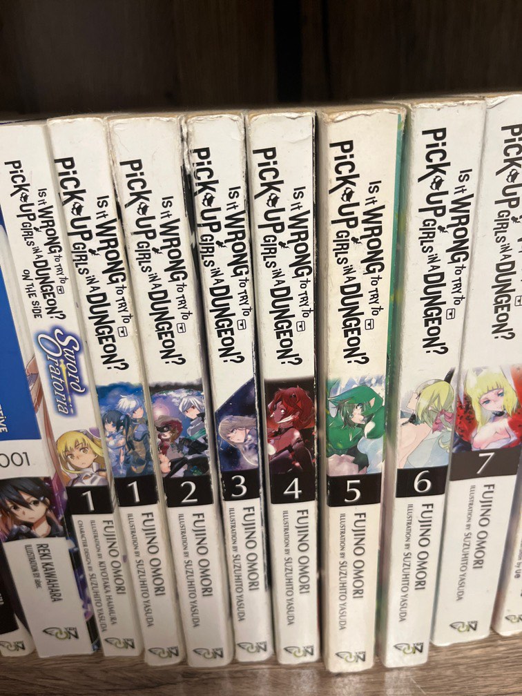 Danmachi: Is it wrong to pick up girls in a dungeon? Vol 1-7 Sword ...