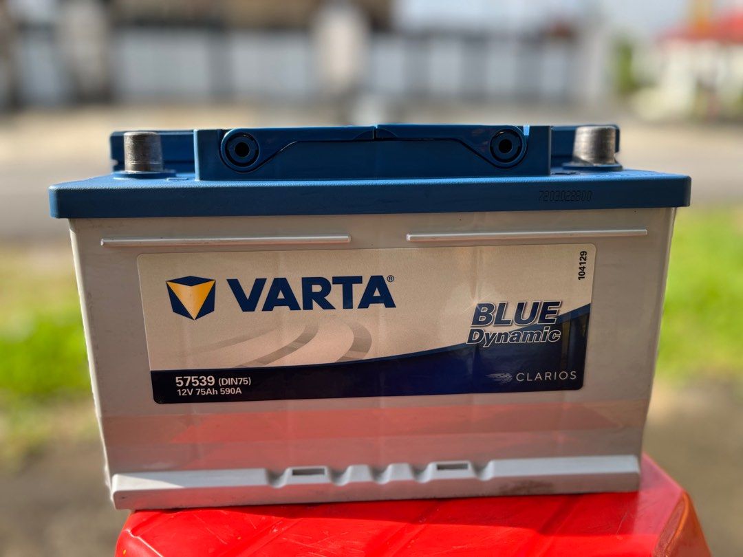 Din75 -Varta Blue Dynamic Battery., Auto Accessories on Carousell