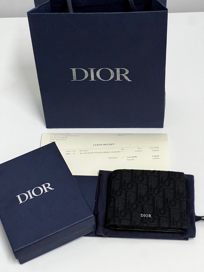 DIOR BIFOLD COMPACT WALLET, Men's Fashion, Watches & Accessories ...