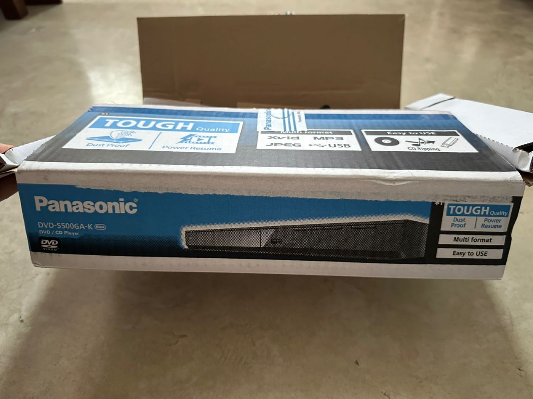 PANASONIC DVD Player DVD-S500GA-K (CD Ripping, Multi-Format Playback ...
