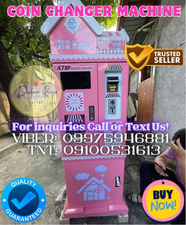 Exchange Machine Coin Changer Machine Amusement Park Token Change ...