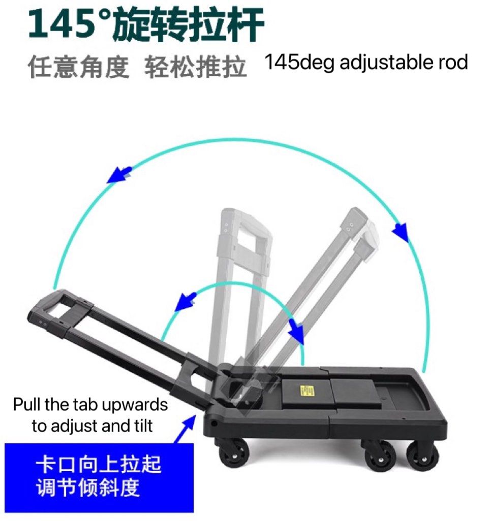 Foldable Flatbed Trolley, Furniture & Home Living, Home Improvement ...