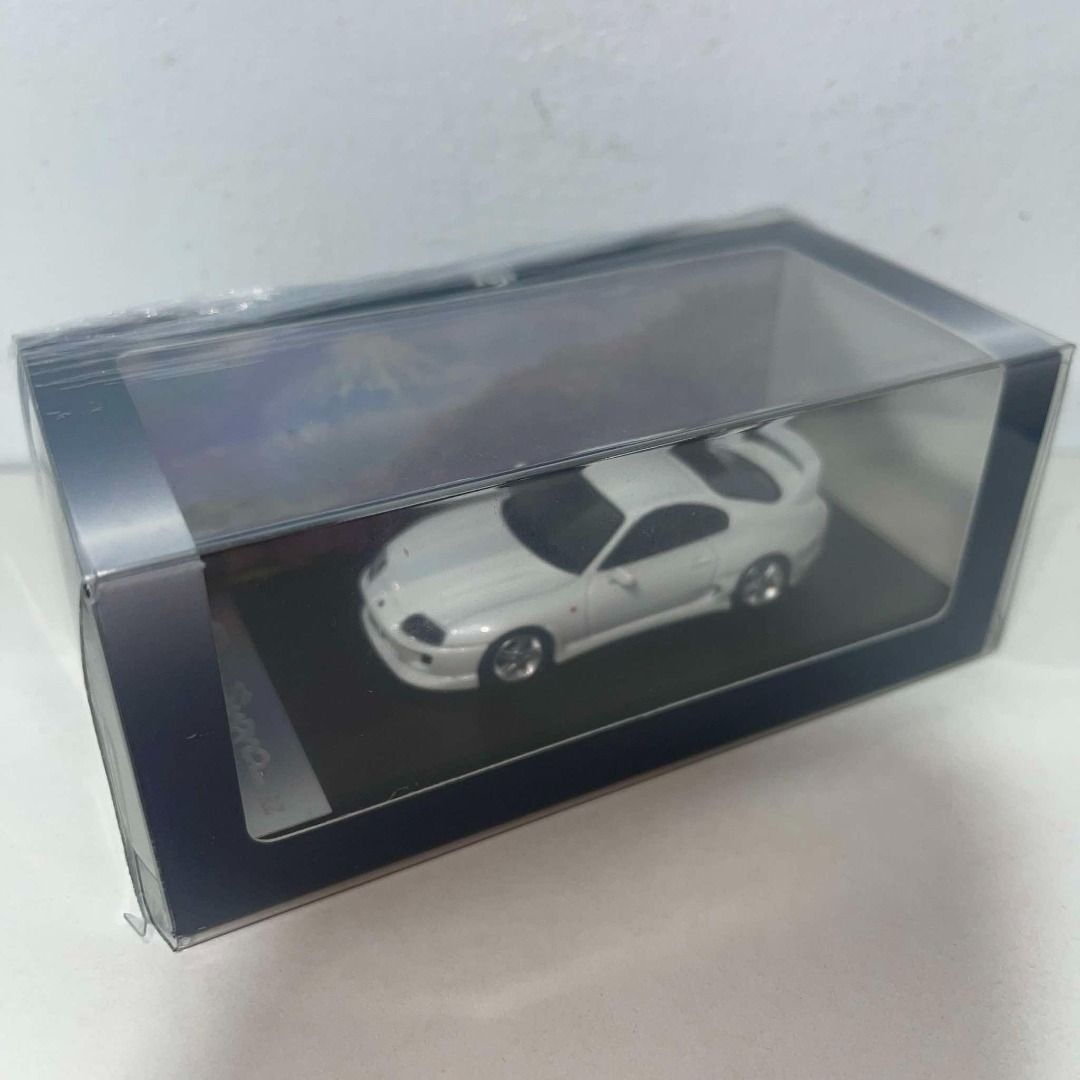 Fuji 1/64 Scale Supra RZ A80 JZA80 Bomex V1 Modified Pearl White Die ...