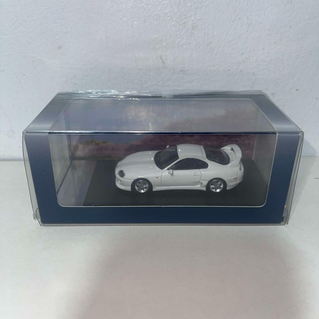 Fuji 1/64 Scale Supra RZ A80 JZA80 Bomex V1 Modified Pearl White Die ...