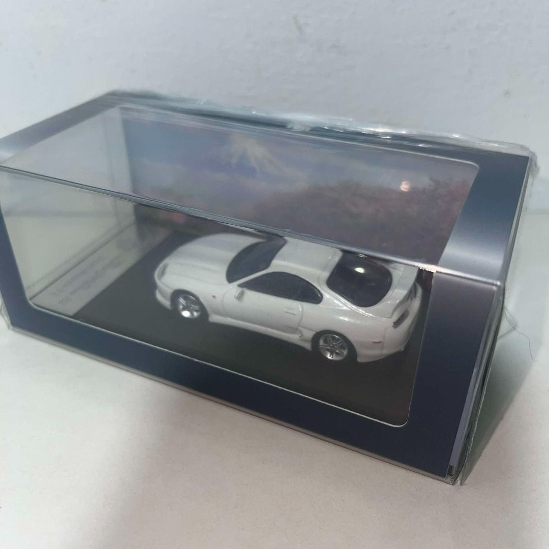 Fuji 1/64 Scale Supra RZ A80 JZA80 Bomex V1 Modified Pearl White Die ...
