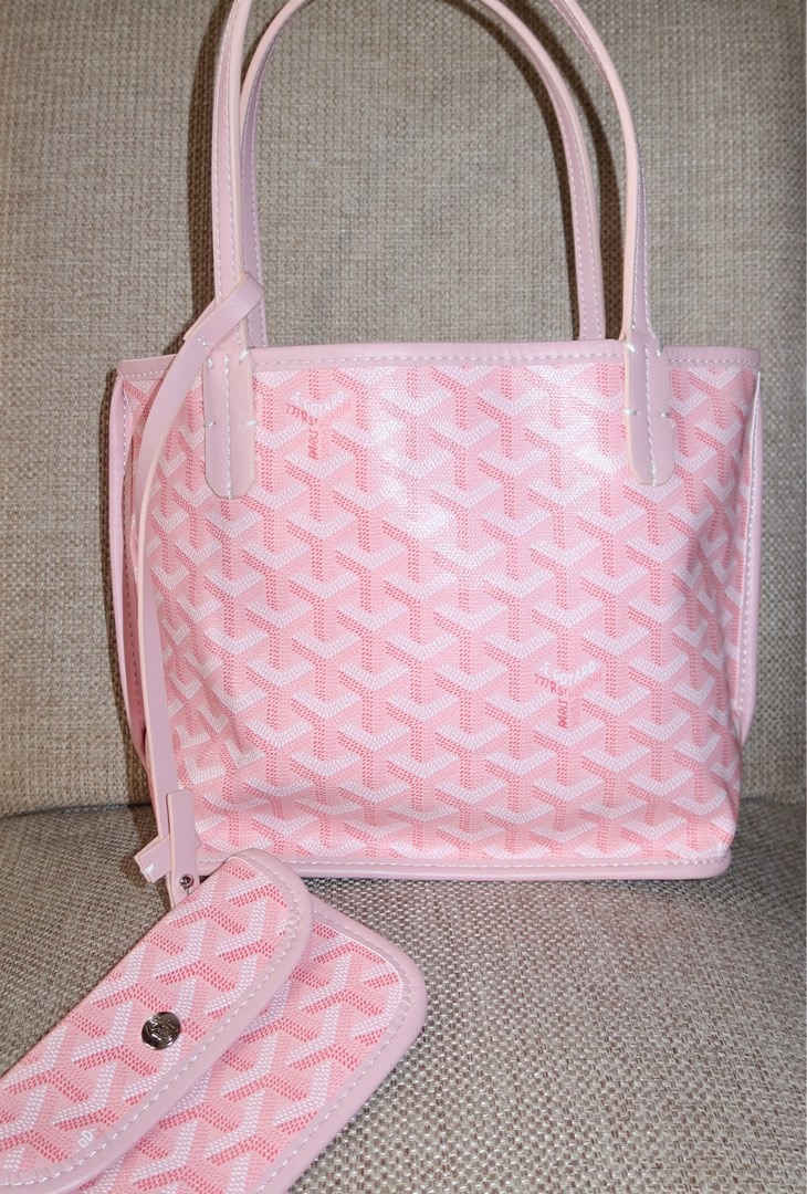 Goyard Mini Anjou Pink, Women's Fashion, Bags & Wallets, Shoulder Bags ...