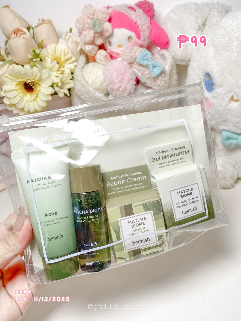 Heimish matcha biome set (travel size), Beauty & Personal Care, Face ...