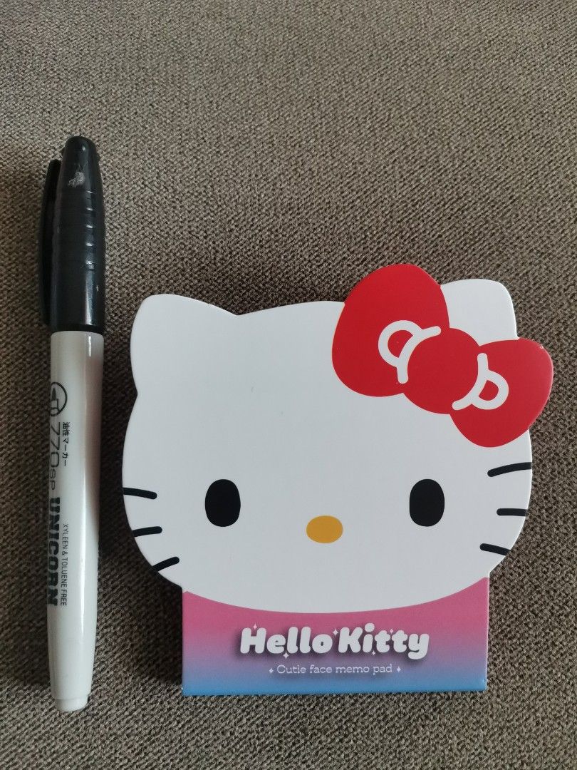 Hello Kitty Memo Pad, Hobbies & Toys, Stationery & Craft, Stationery ...