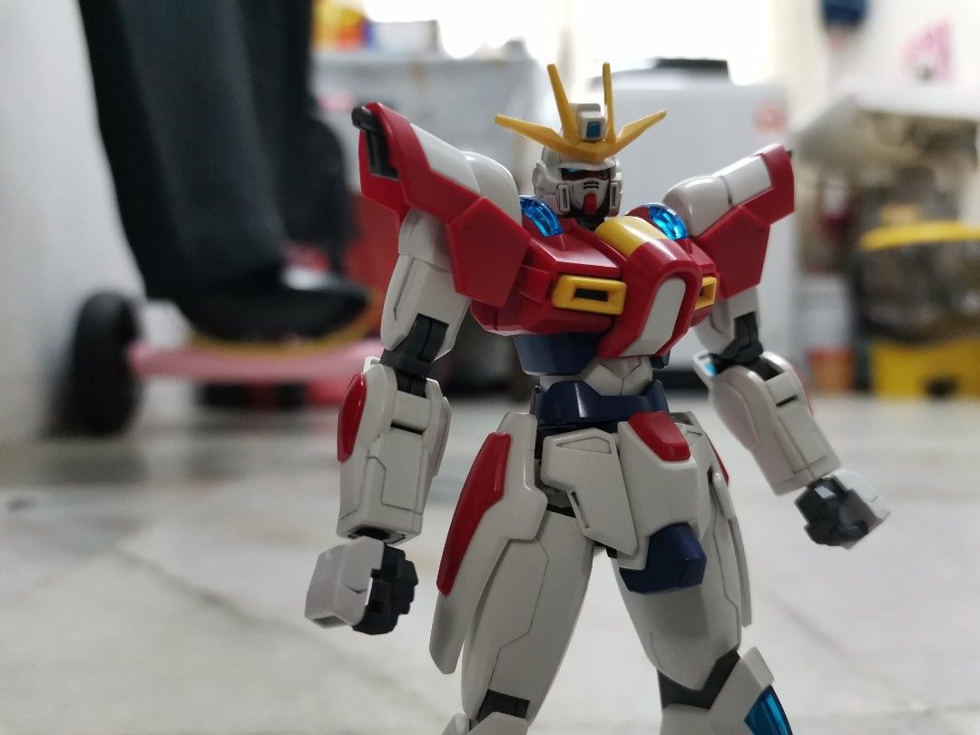 HG Build Burning Gundam, Hobbies & Toys, Toys & Games on Carousell