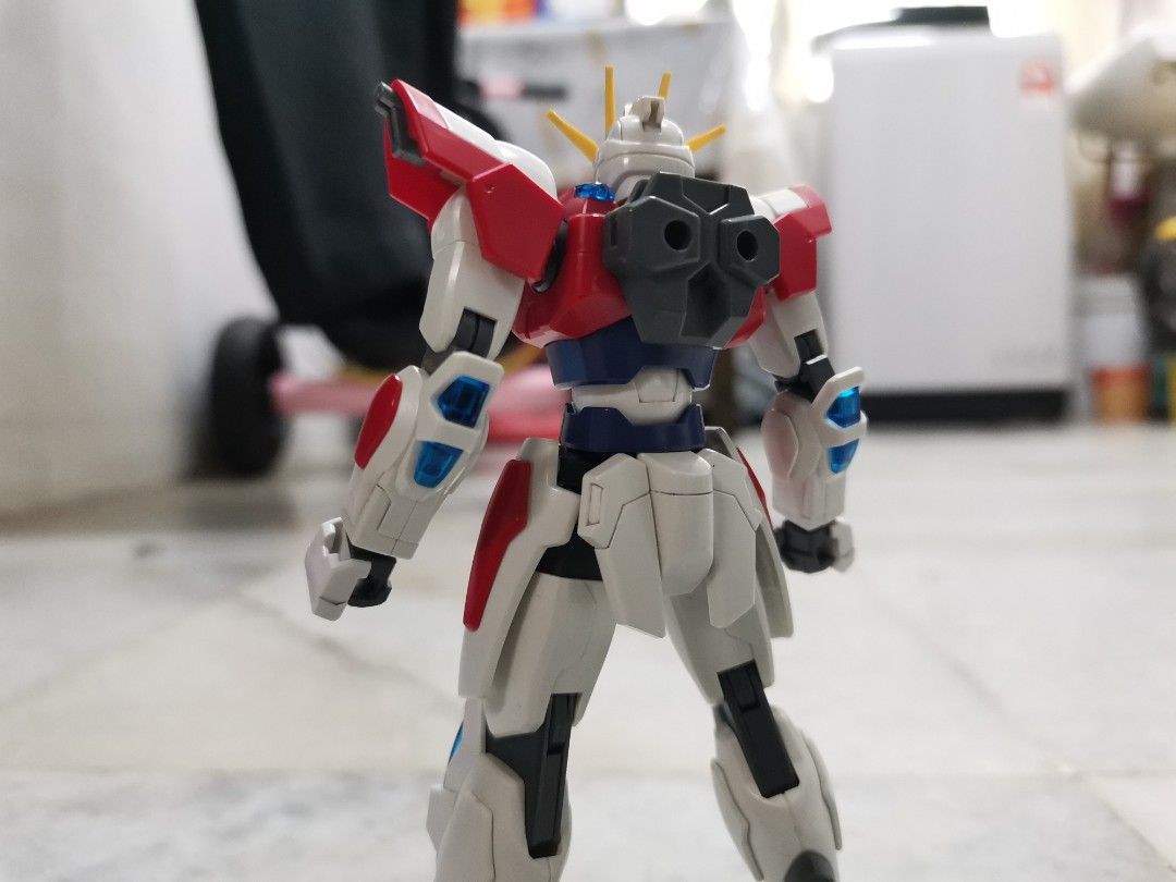 HG Build Burning Gundam, Hobbies & Toys, Toys & Games on Carousell