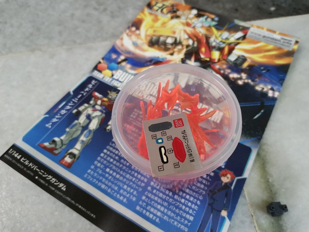 HG Build Burning Gundam, Hobbies & Toys, Toys & Games on Carousell
