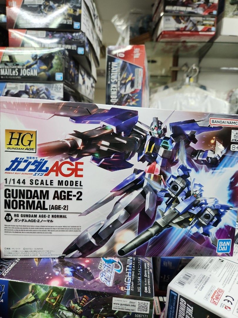 HG Gundam Age 2 normal, Hobbies & Toys, Toys & Games on Carousell