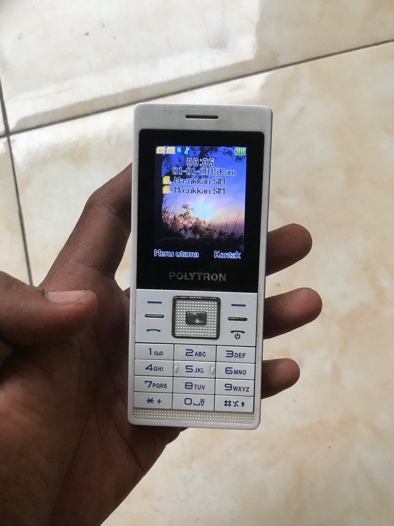 hp jadul polytron dual sim, Telepon Seluler & Tablet, Lainnya di Carousell