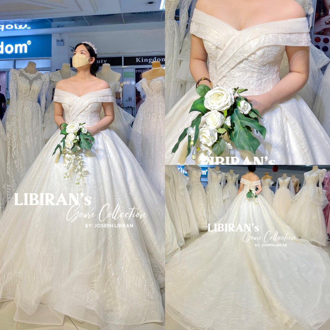 Joseph Libiran Wedding Gown, Women's Fashion, Dresses & Sets, Evening ...