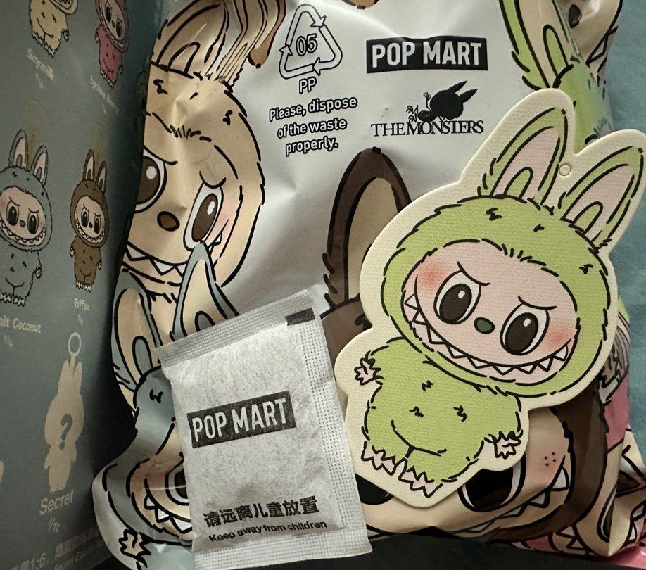 Labubu V1 Macaron Green Grape from pop mart, Hobbies & Toys, Toys ...