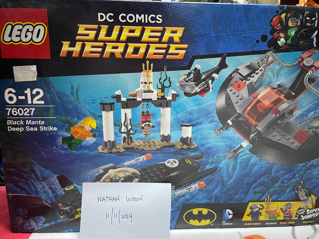 Lego 76027 Black Manta Deep Sea Strike, Hobbies & Toys, Toys & Games on ...