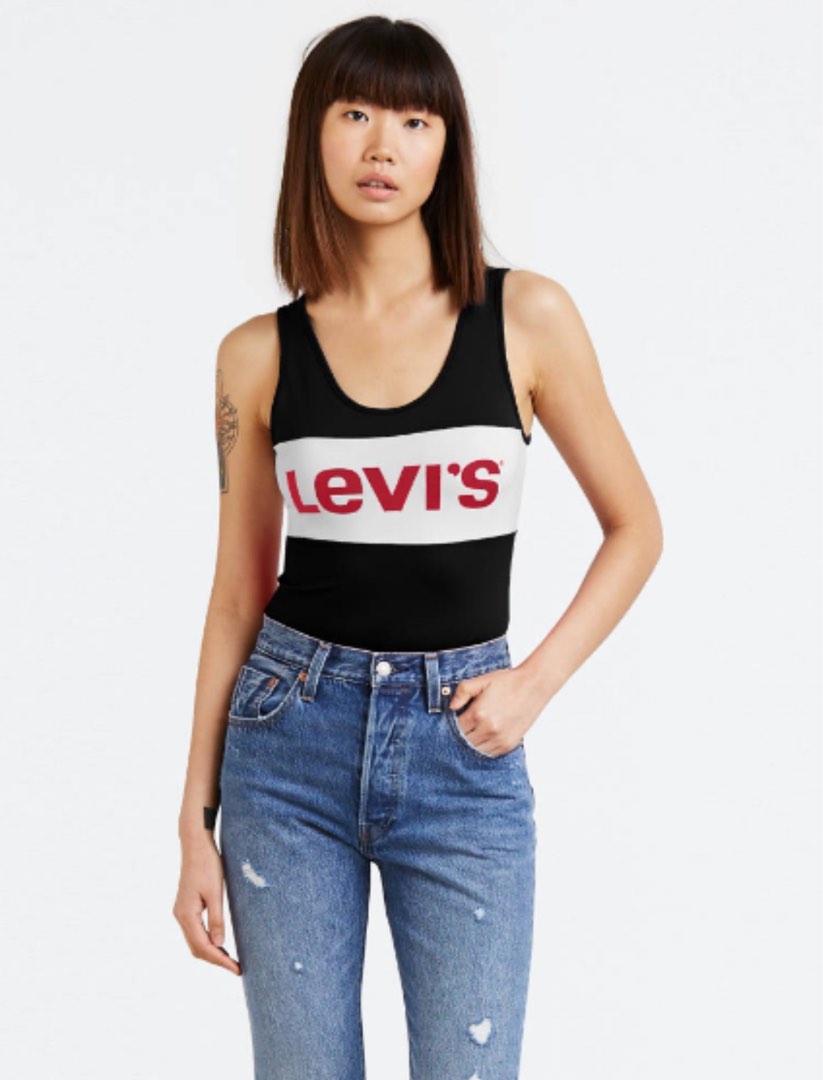 Levis top, Women's Fashion, Tops, Sleeveless on Carousell