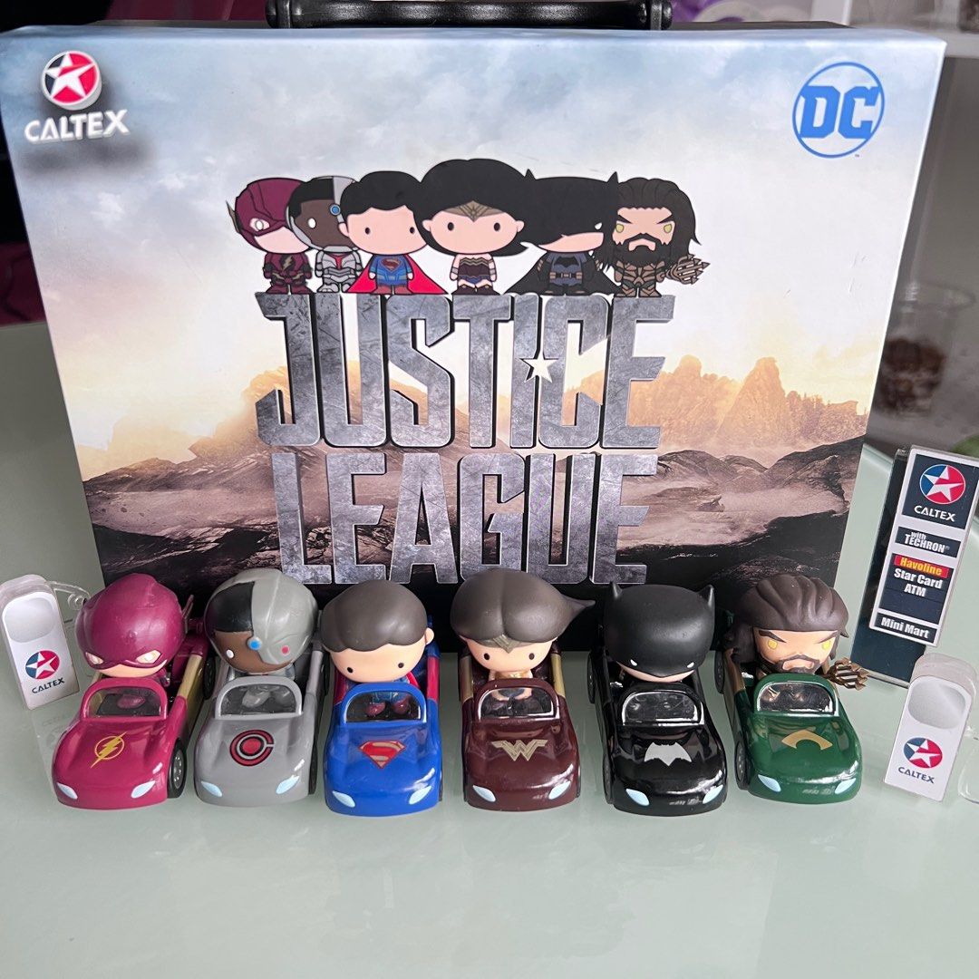 Limited Edition Justice League Cars Released by Caltex, Hobbies & Toys ...
