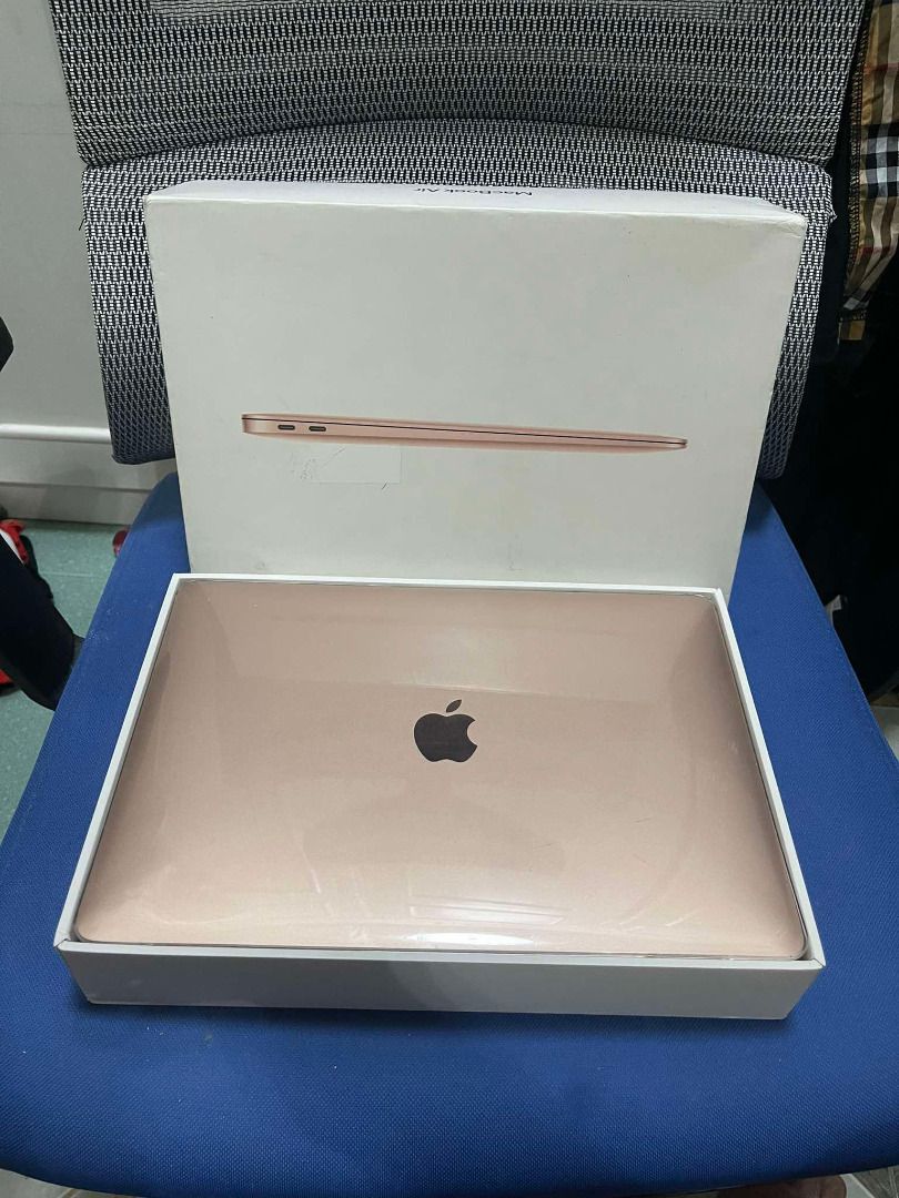 macbook air 2020 m1 chips rose gold complete with box and manual 8gb ...