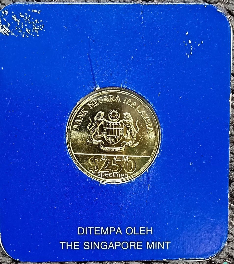 Malaysia Gold Coin M$250 of 30th Anniversary of Merdeka 1957-1987 ...