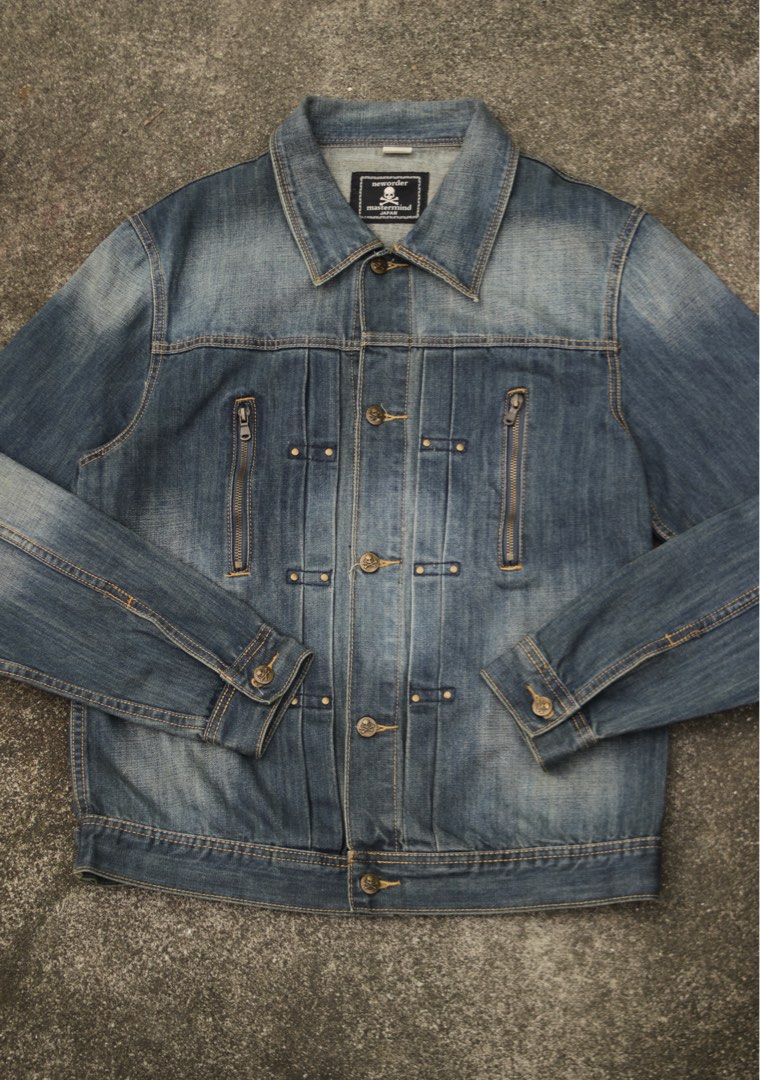 Mastermind Japan Denim Jacket, Men's Fashion, Coats, Jackets and ...