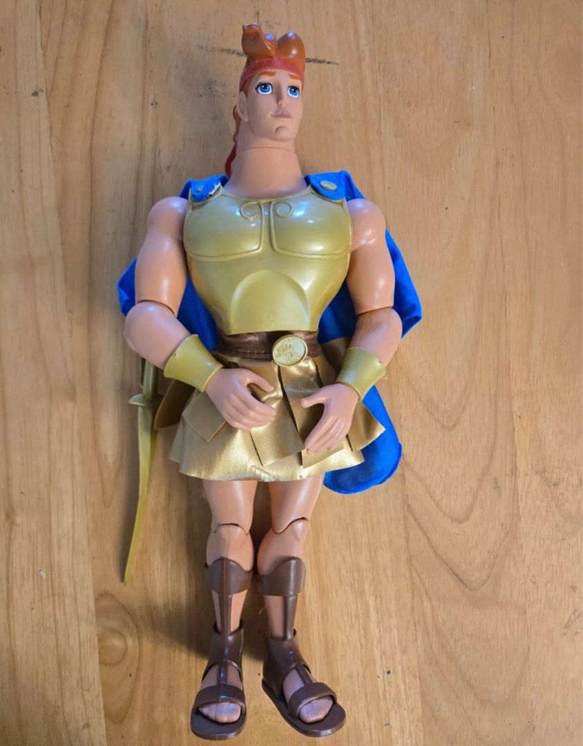 Mattel Hercules doll in gold outfit, Hobbies & Toys, Toys & Games on ...